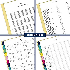 AT-A-GLANCE 2022-2023 Planner, Weekly & Monthly Academic, 8-1/2" x 11", Large, Simplified by Emily Ley, Yellow Linen (EL85-905A)