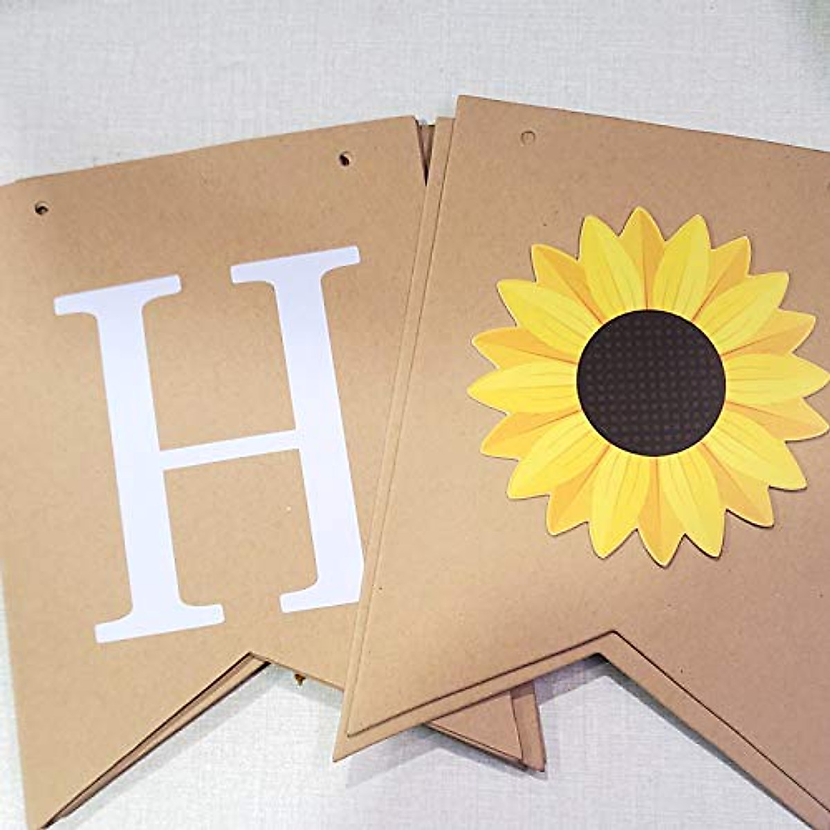 Sunflower Happy Birthday Banner Sunflower Theme Party Decorations for Baby Shower Kids Birthday Party
