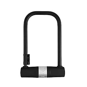 MGUOTP Bike Locks Heavy Duty/Bicycle Chain/Cycling Lock Anti-Theft Lock Portable U-Lock Folding Bicycle Dead Coaster Lock U-Shaped, Black, 22.5x16.5cm (Color : Black, Size : 22.5x16.5cm)