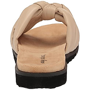 Easy Street Women's Suzanne Slide Sandal, Natural, 9 Wide
