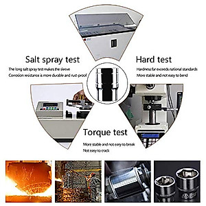 YUFANYA 46PCS 1/4 inch Drive Socket Set,Metric Ratchet Wrench Set with 4-14mm CR-V Sockets,S2 Bits,Extension Bars,Mechanic Tool Kits for Household Auto Repair