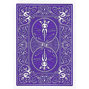 Bicycle Purple Rider Back Playing Card Deck Poker Size