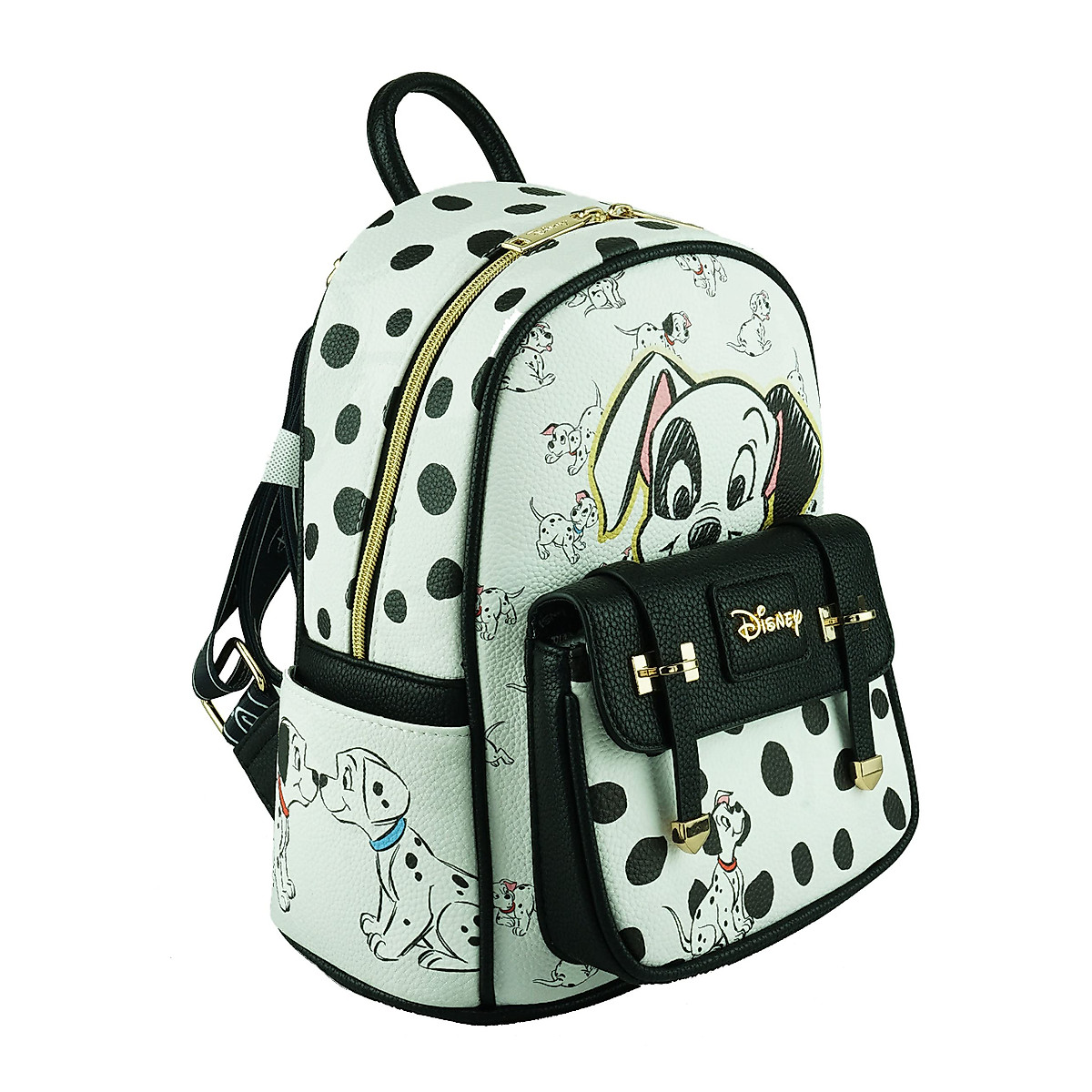 Wondapop Disney 101 Dalmations 11" Vegan Leather Fashion Mini Backpack