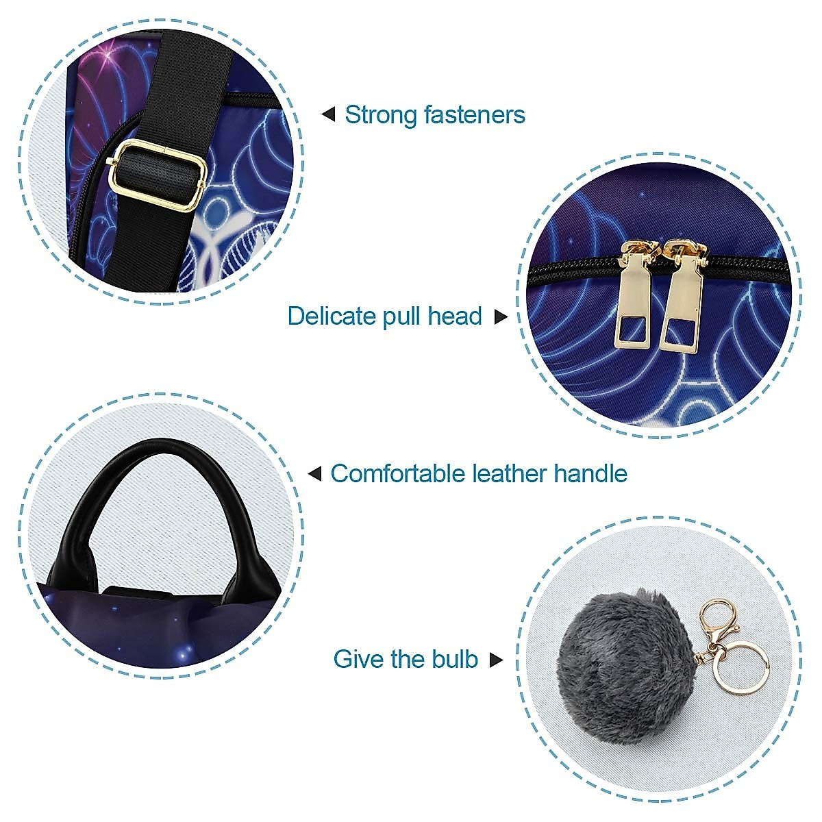 ALAZA Aries Zodiac Sign Backpack Purse with Adjustable Straps for Woman Ladies