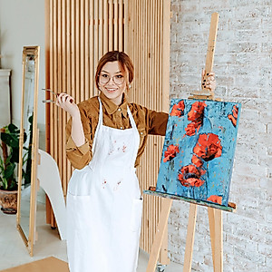 Simetufy 8x10 Inch Stretched Canvas for Painting, 12 Pack 100% Cotton Professional Blank Canvas, Canvases for Painting Using Acrylic Paint or Oil (Pre-Primed)