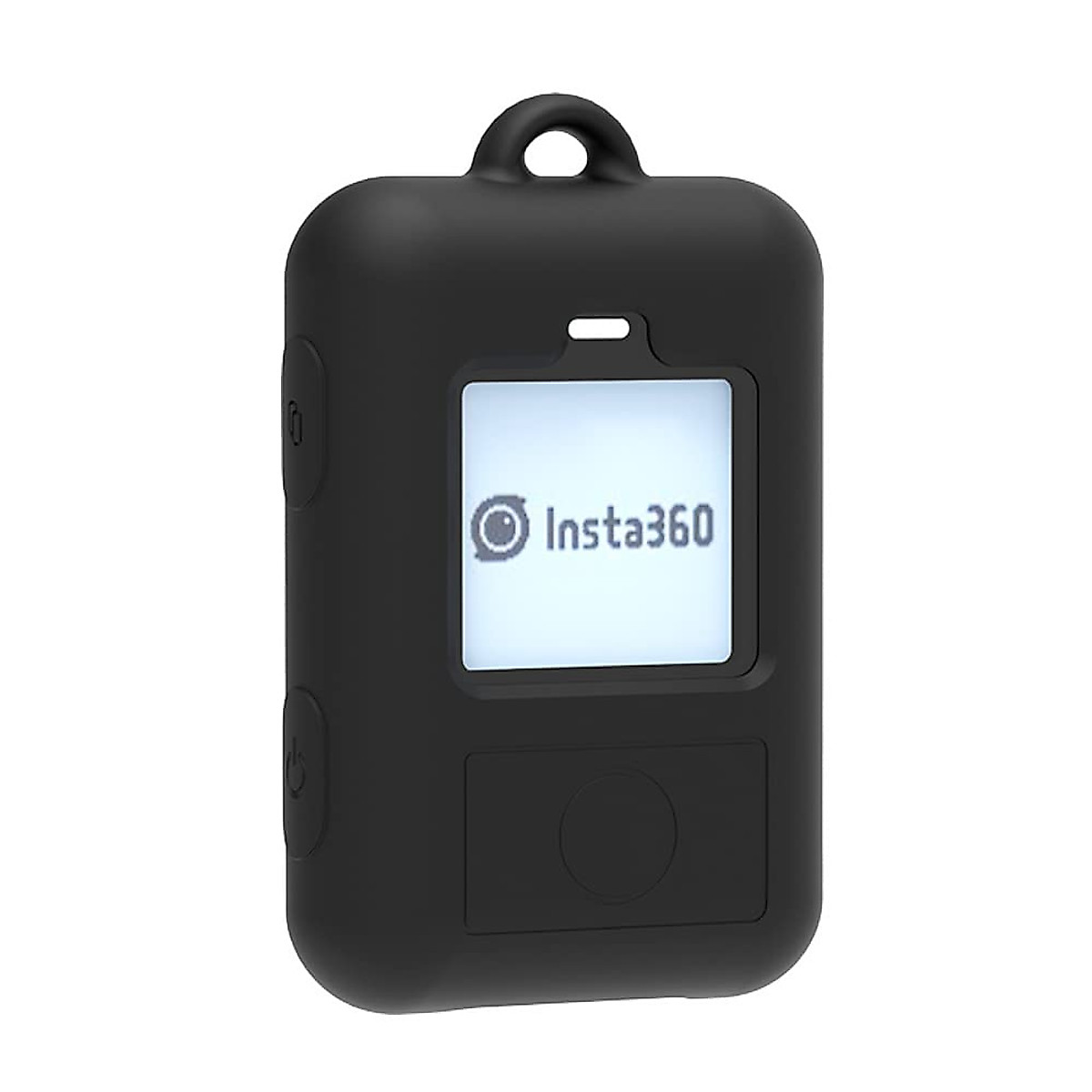 Compatible with Insta360 X2 / X3 / RS GPS Waterproof Remote Control Silicone Case for Insta 360 One X3 Silicone Dustproof and Drop-proof Action Camera Accessories (Black, GPS-GJT-BK)