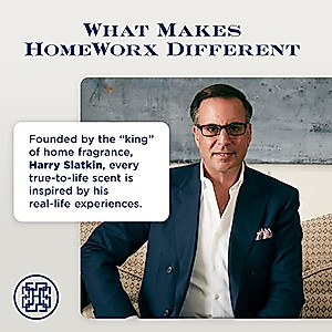 Premium Scented 4-Wick Candle, Sea-Breeze, HomeWorx by Slatkin & Co - 18 oz - Long-Lasting Jar Candle, 30-55 Hours Burn Time - Notes of Tropical Jasmine, Lemon Zest, Crisp Watery Greens & Wild Orchid