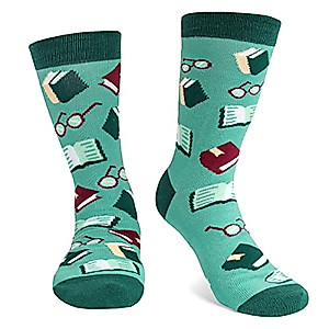 Lavley Do Not Disturb I'm Reading Socks - Funny Gift for Book Readers - Unisex for Men and Women