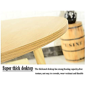 Office Business Hotel Lobby Dining Table Set, Negotiation Table and Chair Combination Reception Desk Meeting Simple Small Round Table Wooden Table 1 Table and 4 Chairs