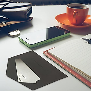 THRXOBN Anniversary Card Gifts for Him, Husband, Anniversary Cards Gift for Men, Romantic Engraved Metal Wallet Insert, Thank You Gifts for Men, Birthday Christmas for Men-WWI46