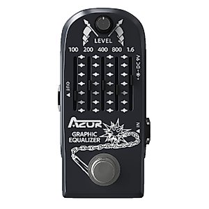 AZOR 5 Band Eq Guitar Effect Pedal Graphic Equalizer Effect Pedal True Bypass AP-322