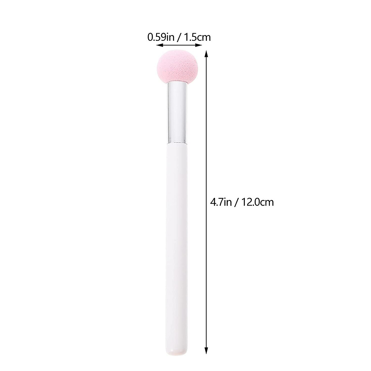 BinaryABC Foundation Sponge Powder Brush,Makeup Puff Makeup Brush Sponge Applicator Concealer Brush,3Pcs (Pink)
