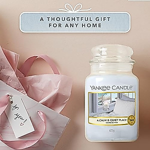 Yankee Candle A Calm and Quiet Place Jar, Grey, 10.7 x 10.7 x 16.8 cm