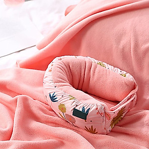 VTOSEN 3in1 U Shape Neck Shoulder Pillow Blanket Scarf for Home Office Travel, Chair Cushions for Dining Chairs, Kitchen Chair Pads