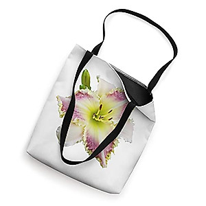 Daylily Blooming Gardener Pink Yellow White Flower Tote Bag