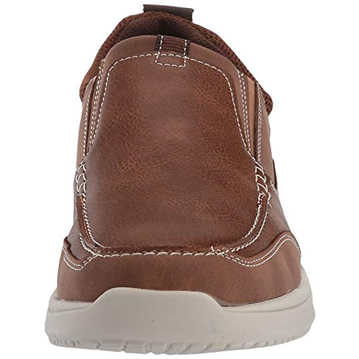 Nunn Bush Men's Conway Slip-On Moccasin Toe with Comfort Gel Loafer, Tan, 13 Wide