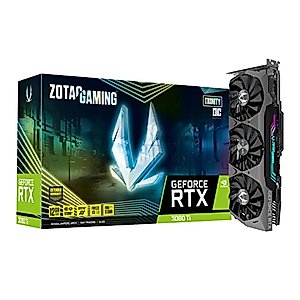 ZOTAC Gaming GeForce RTX™ 3080 Ti Trinity OC 12GB GDDR6X 384-bit 19 Gbps PCIE 4.0 Graphics Card, IceStorm 2.0 Advanced Cooling, Spectra 2.0 RGB Lighting, ZT-A30810J-10P