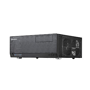 SilverStone Technology Grandia Series Aluminum HTPC Computer Case for ATX / SSI-CEB - Black (GD09B)
