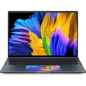ASUS ZenBook 14”WQXGA+ 16:10 OLED Touchscreen Display Laptop | Intel Core i7-1165G7 | NVIDIA GeForce MX450 | Backlit Keyboard | Windows 11 Pro | Grey (Gray, 16GB RAM | 1TB SSD)