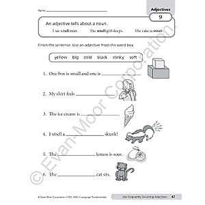 Language Fundamentals, Grade 1