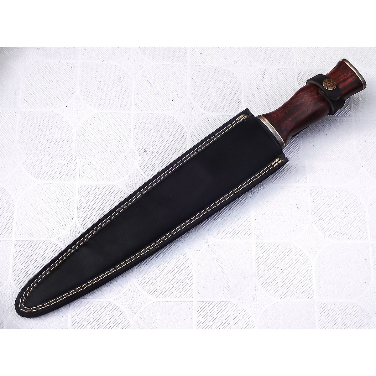 Poshland REG-212, Custom Handmade Damascus Steel 17 Inches Dirk Blade Knife (REG-212)