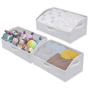 GRANNY SAYS Bundle of 3-Pack Trapezoid Closet Storage Bins & 2-Pack Socks Storage Organizers