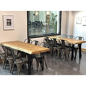 Hairpin Legs (Single Leg) (Size Ranges: 8" to 27") (1.5" Wide - 3/16" Thick Metal) U Shape Legs, U shape Legs, Coffee Table Legs, Furniture Legs, Bench Legs, Desk Leg, Industrial Modern, Home, DIY