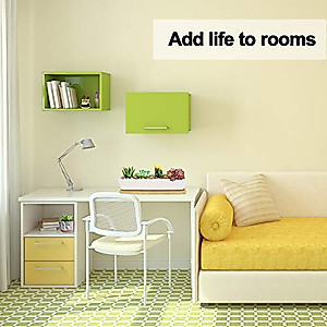 Farielyn-X 2 Pack White Succulent Planter Pots, 11.1 inch Long Rectangle Ceramic Plant Container with Bamboo Saucers, Mini Flower Cactus Pot Indoor Outdoor Home Garden Kitchen Decor, Plant not Include