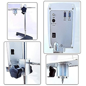 ATO Digital Rotational Viscometer, 1-6000000 mPa.s, Rotary Viscometer 110-230V 50Hz/60Hz with Temperature Probe (with 0# Rotor)