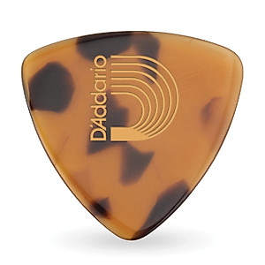 D'Addario Accessories Chris Thile Signature Casein Pick - Tortoise Shell Guitar Pick - Picks for Acoustic Guitar, Electric Guitar, Bass Guitar, Mandolin - 1 Count, Heavy Gauge, 1.4mm