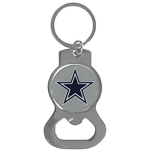 NFL Siskiyou Sports Fan Shop Dallas Cowboys Bottle Opener Key Chain One Size Team Color , Black