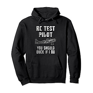 RC Test Pilot Funny Radio Control Plane Hobby Pullover Hoodie