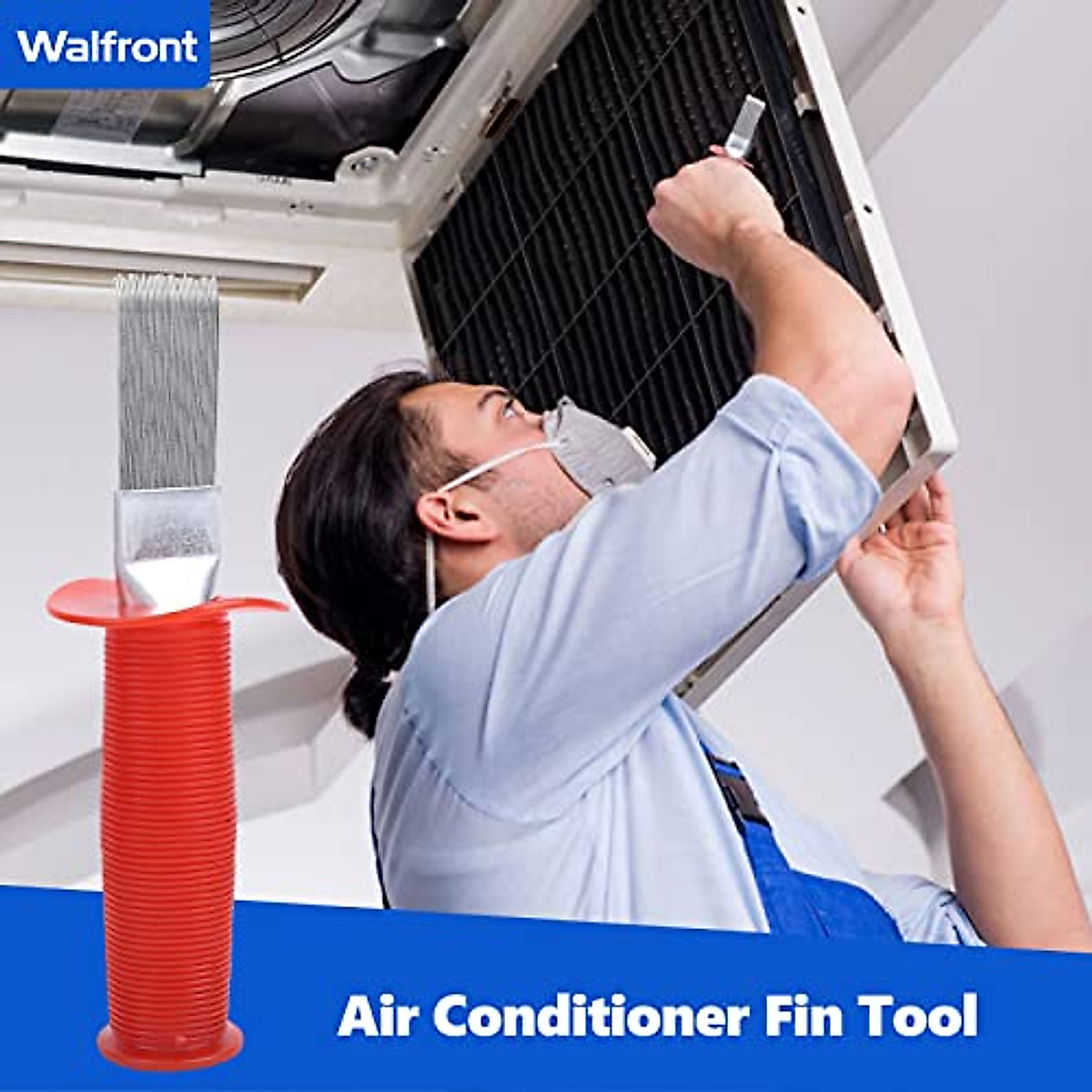 Air Conditioner Condenser Fin Cleaner Comb Stainless Steel Repair Cleaning Manual Tools Refrigerator Coil Cleaning Brush Evaporator Radiator Repair Tool