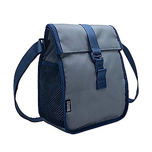 BUILT Crosstown Stain Resistant Insulated Lunch Bag with Adjustable Shoulder Strap Citadel 5269922