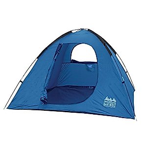 WFS 3-Person Dome Camping Tent with Rain Fly, Blue