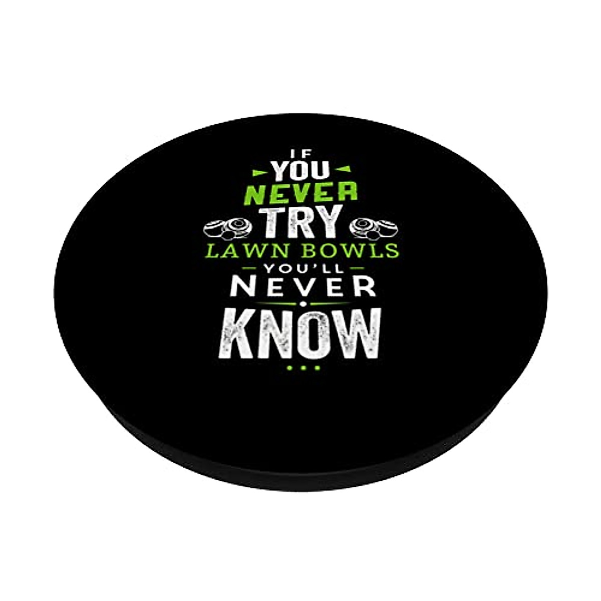 Funny Lawn Bowls Idea For Women & Bowling Green PopSockets Swappable PopGrip