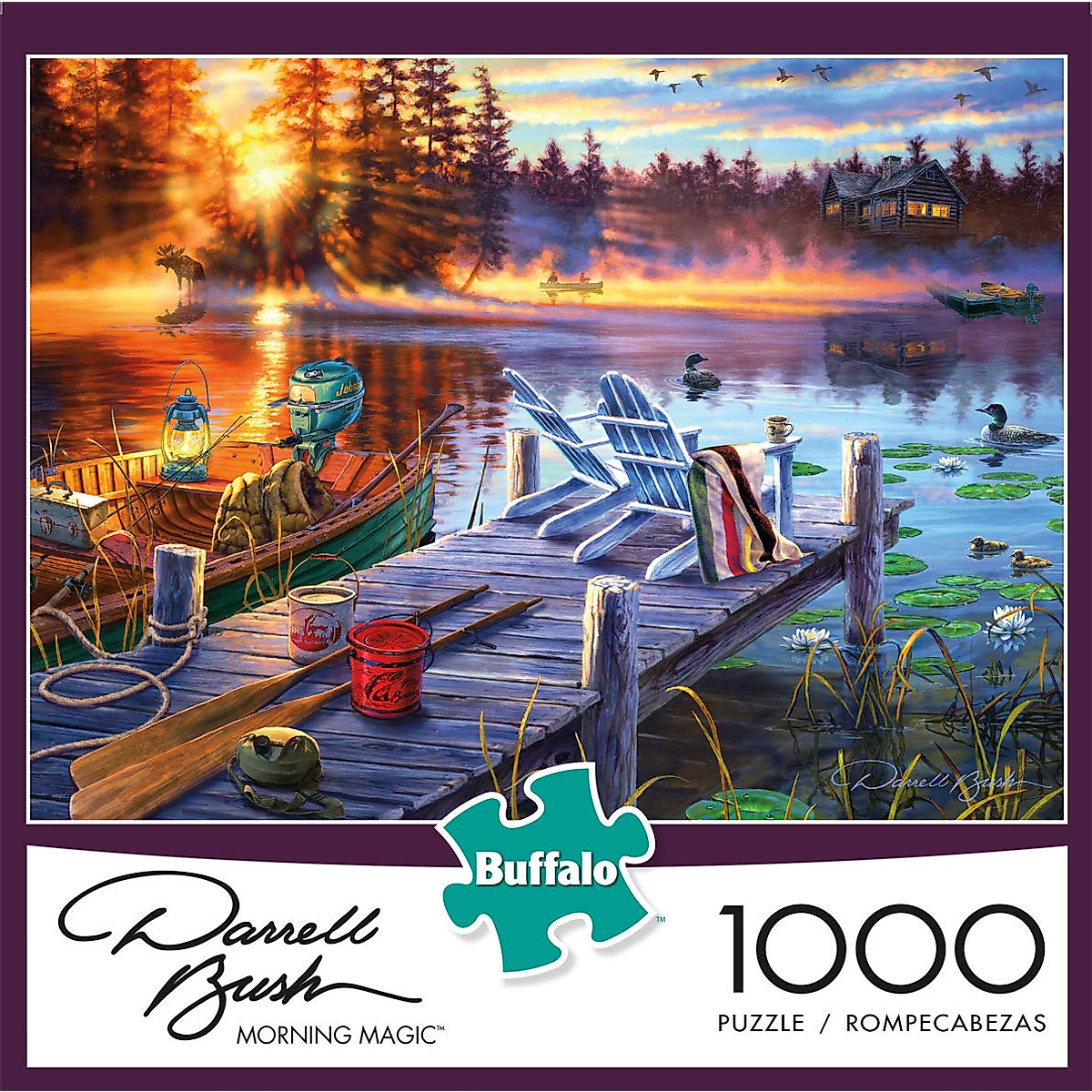 Buffalo Games - Darrell Bush - Morning Magic - 300 Large Piece Jigsaw Puzzle