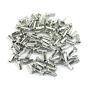 TRENDYBOY 72pcs Aluminum Alloy Mountain Road Bike Bike 14G Spoke Nipple End Cap 2.0 X 12mm (Color : 72pcs Green)