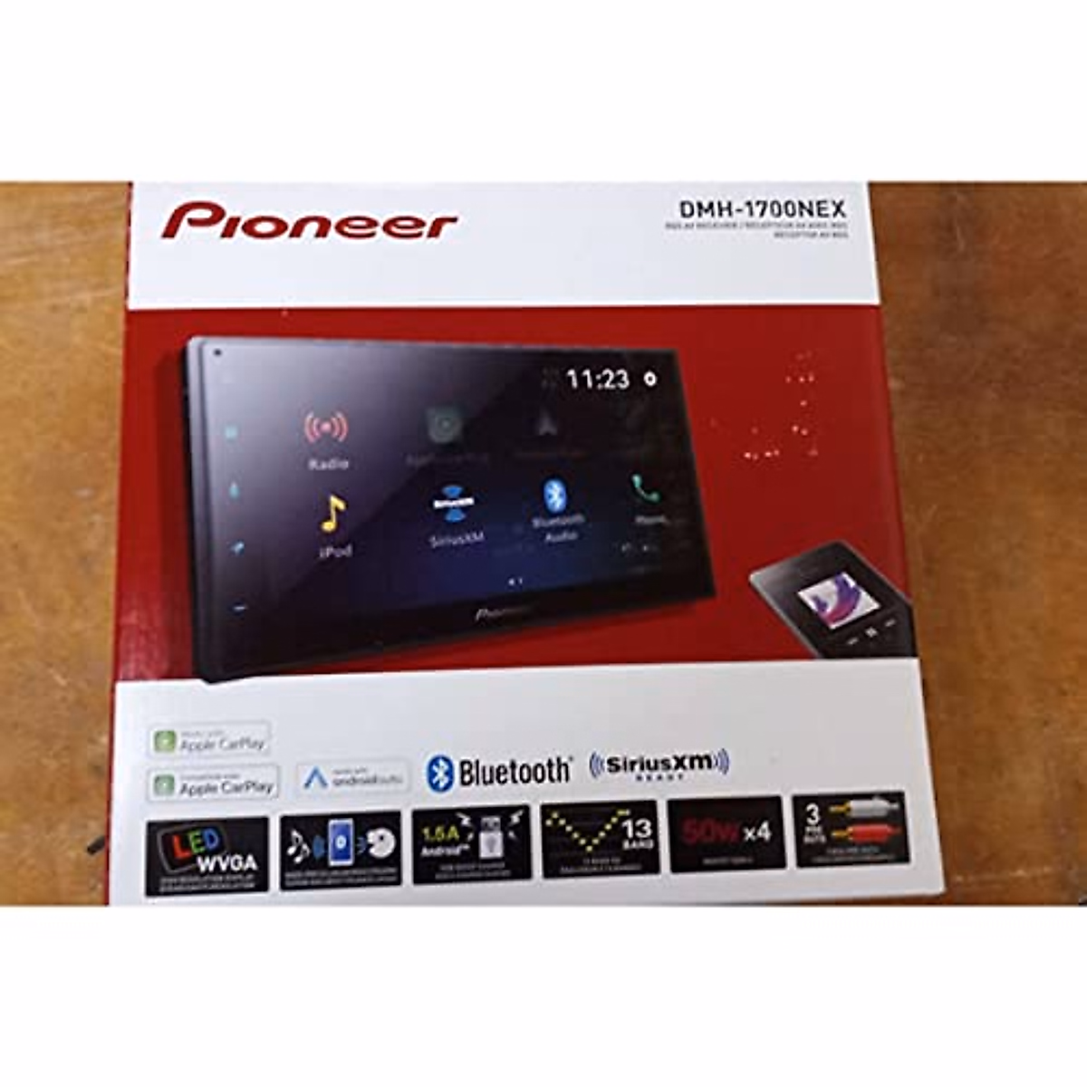 Pioneer DMH-1700NEX 6.8" Digital Media Receiver with Apple CarPlay/Android Auto (Certified Refurbished)