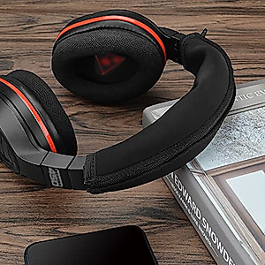 Geekria Headband Cover Compatible with Turtle Beach Elite PRO, Ear Force Stealth 600, Stealth 700 Gaming Headphones/Headband Protector/Headband Cover Repair Part, Easy DIY Installation