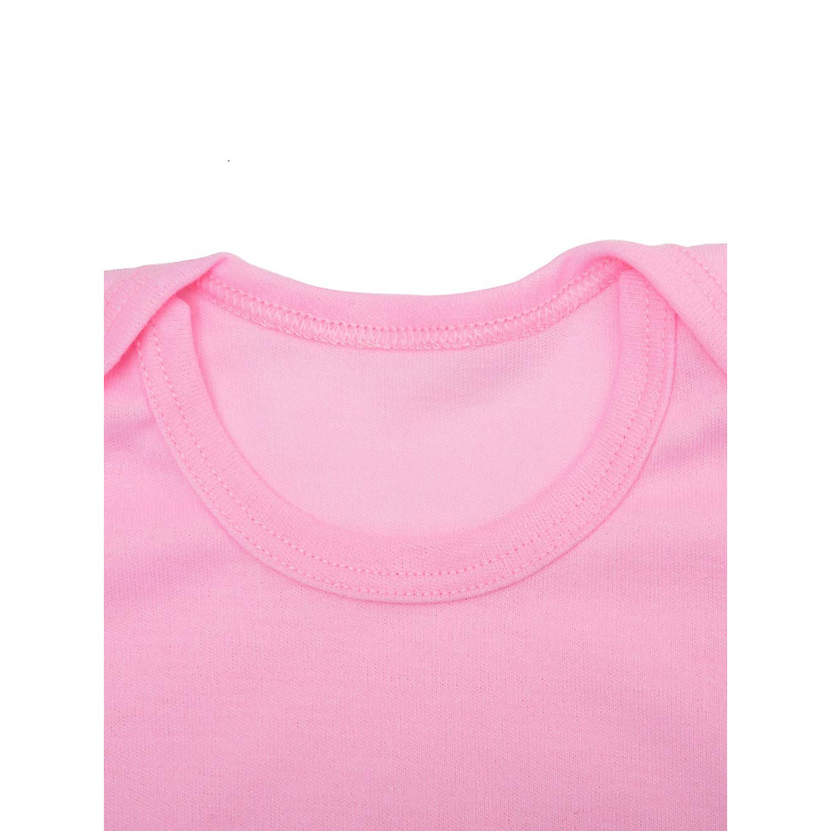 G-Amber Baby Girls Romper Pink Series Bodysuit Infant Funny Letters Jumpsuit Outfit 0-24 Months (Pink-Happy Birthday Daddy, 3-6Months)