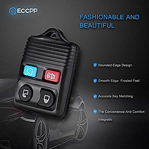 ECCPP Replacement for 2 New Replacement Keyless Remote Key Fob Clicker Shell Case for CWTWB1U212 CWTWB1U331