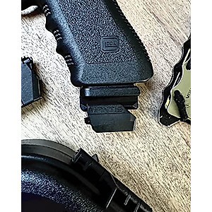 MagMount - Rail Mount Base Plate for Glock and Mantis X2, X3 and X10 | Fits Glock 17 19 22 23 26 | Magazine Base Plate Replacement (Black)