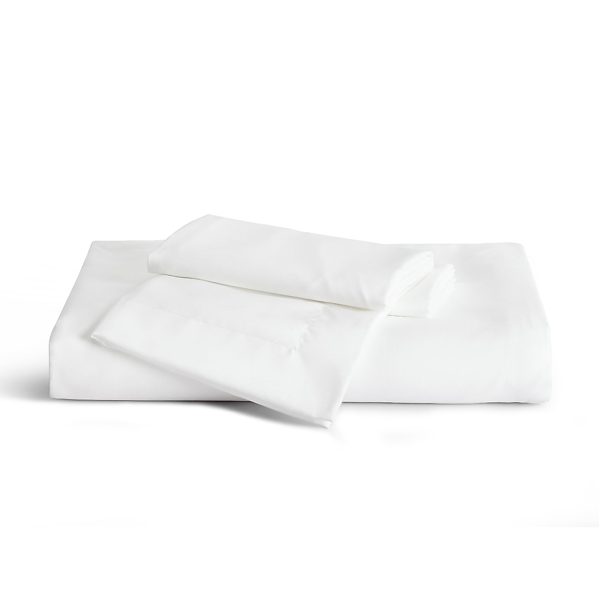 Bedsure White Duvet Cover Queen Size - Polyester & Rayon Derived from Bamboo Cooling Duvet Cover Set (90" x 90"), 3 Pieces with 2 Pillow Shams, Comforter Not Included