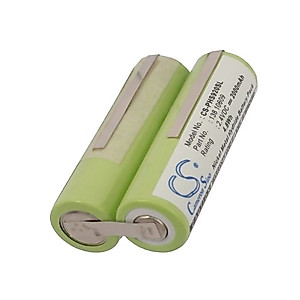 SPANN Battery Replacement for Remington MS2-280, MS2-290, MS2-390, MS-280, MS-290, MS-5100, MS-5200, MS-5500, MS-5700, MS-5800, MS-900, R-4130, R-5130, R-600 2.4V