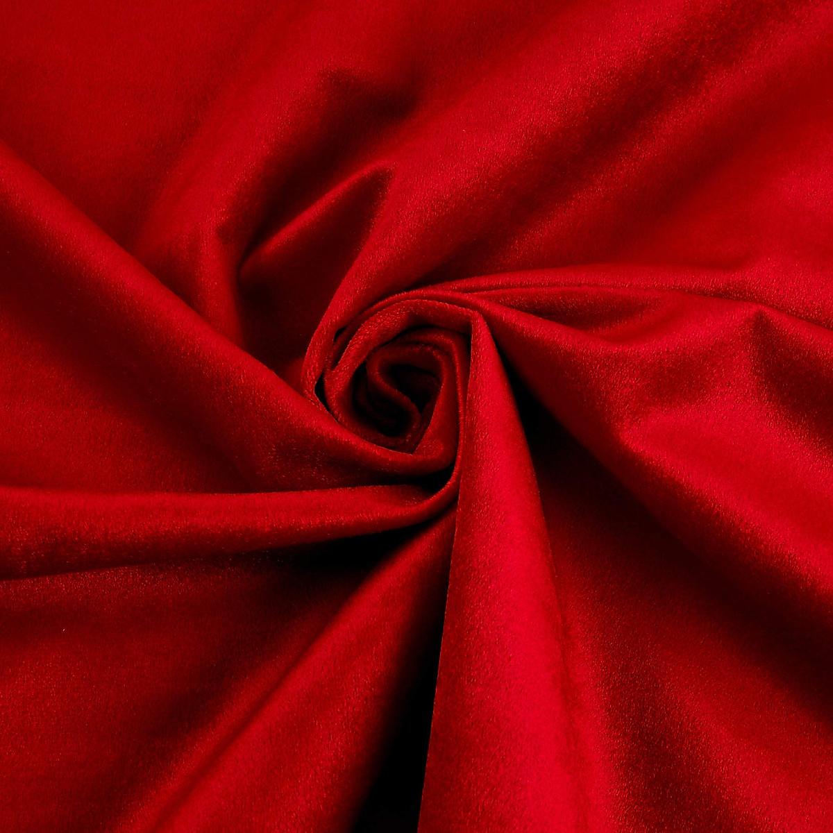 Royal Velvet Red, Fabric by the Yard