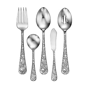 Liberty Tabletop Calavera (Skull) 45 Piece Flatware Set for 8 Silverware Made in USA