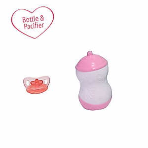 JC Toys ‘Lots to Cuddle Babies’ 20-Inch Pink Soft Body Baby Doll and Accessories Designed by Berenguer, Pink - caucasian