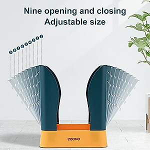 Trash Can Pretty Exquisite Adjustable Extended Space Waste Bucket Blue