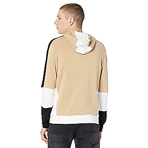 Karl Lagerfeld Paris Color-Blocked Hoodie Sand SM